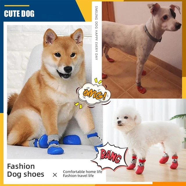 PET DIPPING SOCKS, Small and Medium-sized Dog Foot P-ads U1V9 $11.25 ...