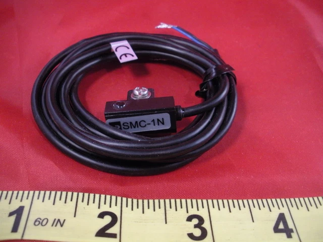 PARKER SMC-1N HALL Effect Sensor Switch SMC1N White Red LED NPN 1.5m ...