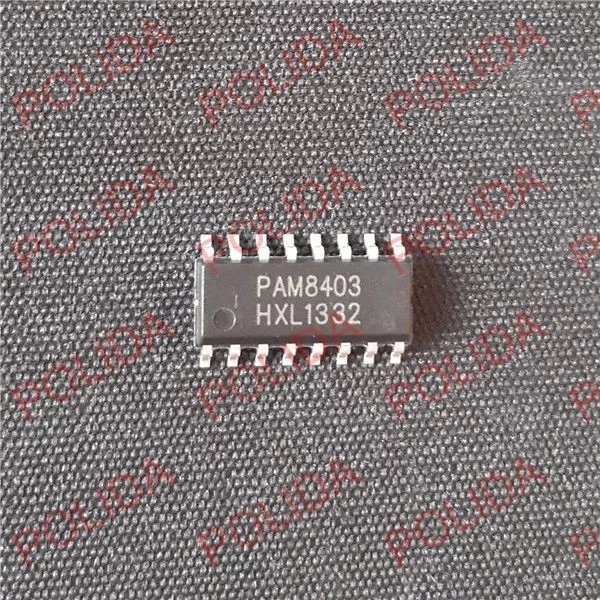 10 PZ AMPLIFICATORE Audio IC POWERANALOG/DIODI SOP-16 PAM8403 PAM8403DR ...