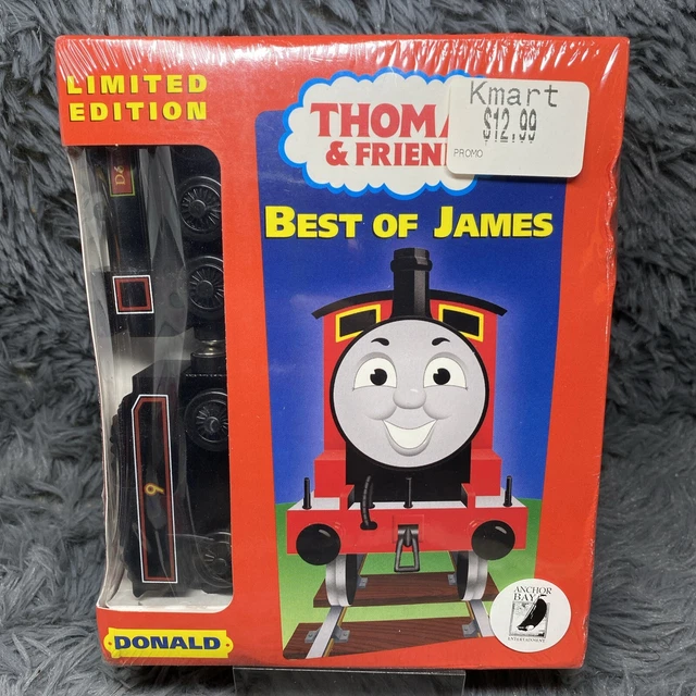 THOMAS AND FRIENDS Best Of James VHS Tape Limited Edition Wooden Toy ...