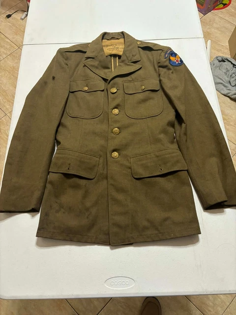 VINTAGE WWII US Army Air Force Enlisted Dress Jacket World War II £31. ...