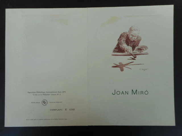 ENCART E69 - Tableau de Miro. Arphila - 9-11-1974 EUR 7,70 - PicClick FR ENCART E69 - Tableau de Miro. Arphila - 9-11-1974 EUR 7,70 - PicClick FR