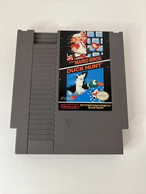 AUTENTICO NINTENDO NES Game Cart Super Mario Bros./Duck Hunt - TESTATO ...