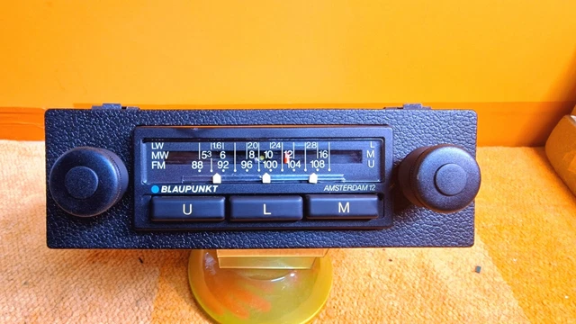 ORIGINAL MERCEDES-BENZ W123 1985 Radio Blaupunkt Amsterdam 12 Oldtimer ...