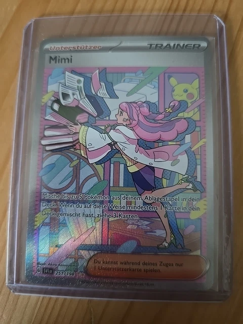 MIMI 251/198 SPECIAL Illustration Rare Karmesin und Purpur Pokemon ...