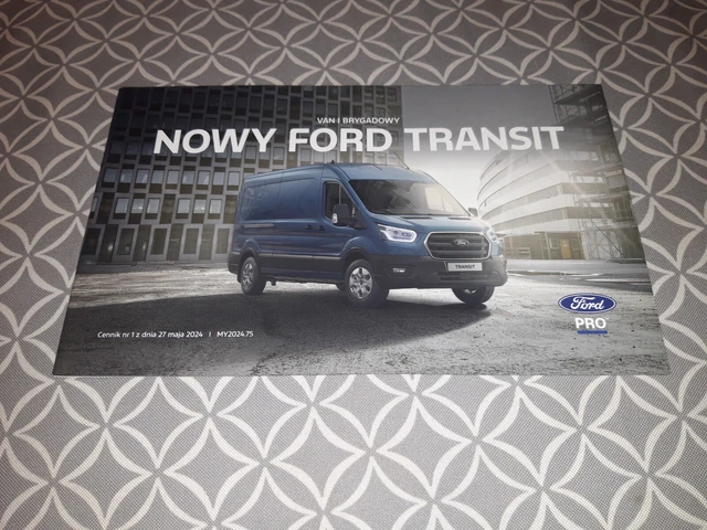 2024 2025 FORD Transit Brochure Prospekt Catalog 05 / 2024 24 pages ...