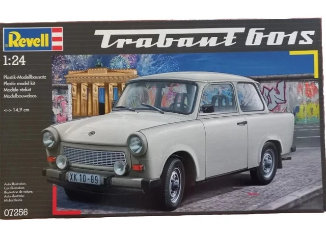 REVELL MODELLBAUSATZ 07256 Trabant 601 DDR Automobil 601S Model Kit 1: ...