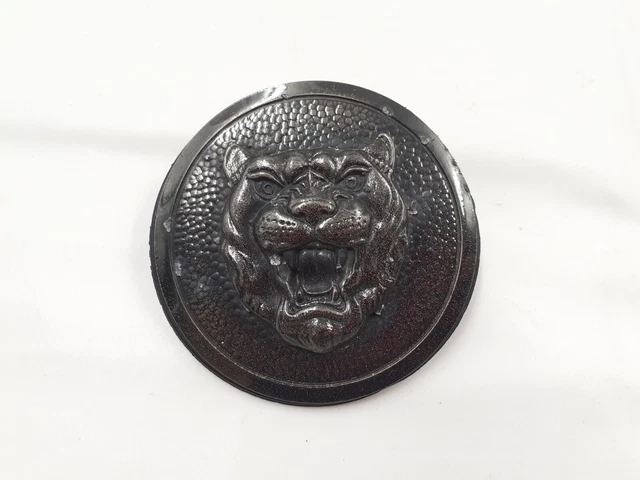 BONNET BADGE JAGUAR Xjs Facelift Metal Black Emblem Circle Mount ...