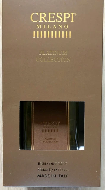 CRESPI MILANO PLATINUM Collection Reed Diffuser 500ml, No 6 Sandalwood ...