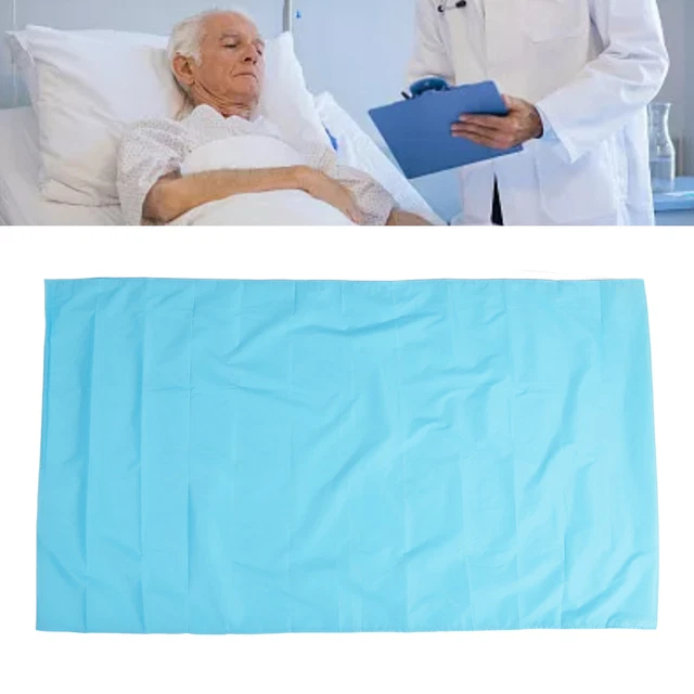 (M)SLIDING DRAW SHEET Nylon Light Blue Patient Transfer Slide Sheet SG5 ...