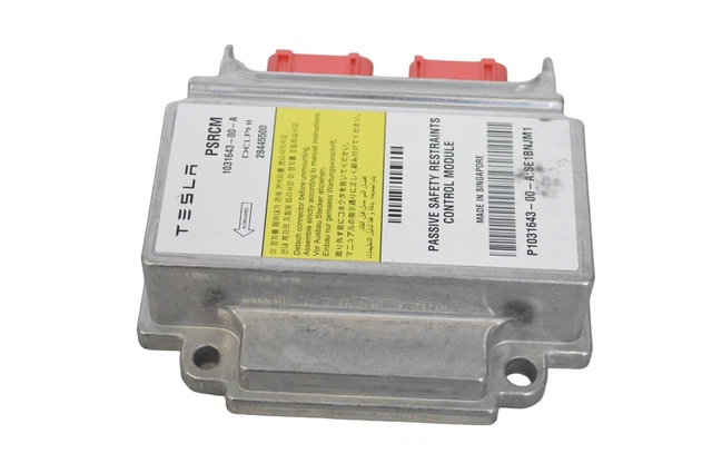 TESLA MODEL S SRS Bag Control Module ECU 1031643-00-A 2016 LHD 24385514 ...