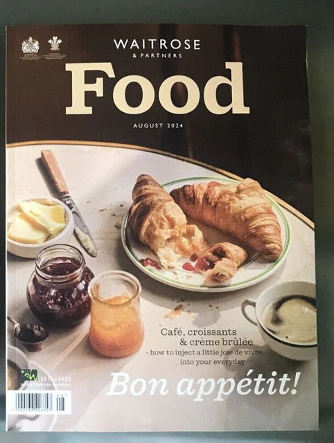 WAITROSE FOOD ILLUSTRATED Magazine seasonal cookery recipes ~ AUGUST ...