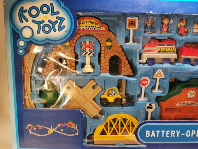 VINTAGE &KOOL TOYZ& Battery Operated Train Set "In The Original Box ...