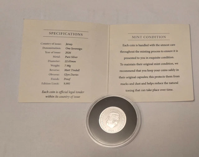 SILVER PROOF SOVEREIGN 2026 Queen Elizabeth II Centenary - Ltd Edition ...