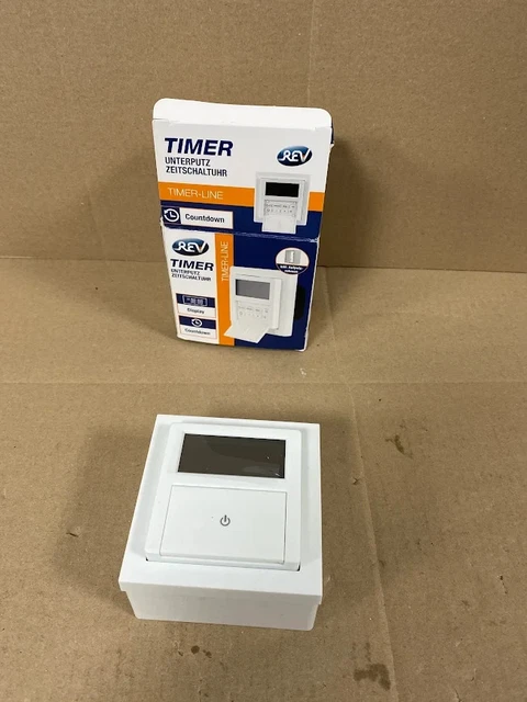 REV TIMER DIGITAL Flush Mounted Weekly Timer Indoor Use Off Toggle ...