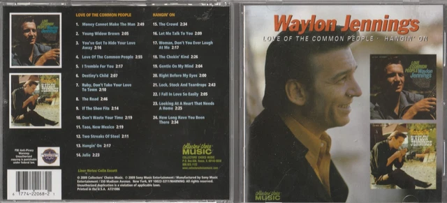 WAYLON JENNINGS - Love Of The Common People-Hangin' On - 2009 - Cd EUR ...