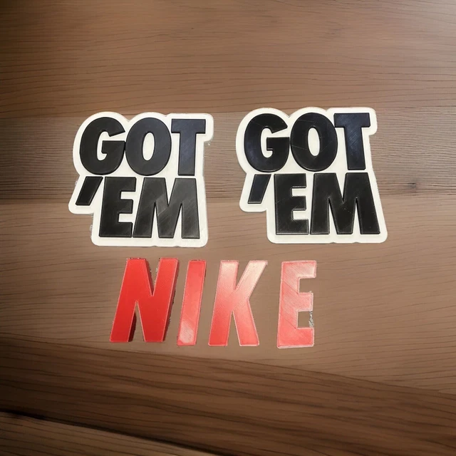 NIKE SIGN AND Got Em 3d Printed Logos/Signs/display £10.00 - PicClick UK
