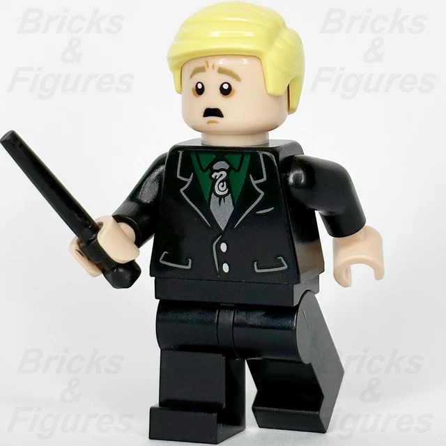 LEGO® HARRY POTTER Draco Malfoy Minifigure Black Suit Slytherin Tie ...