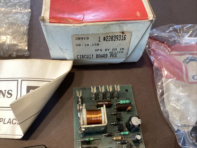 NOS NEW OEM GM Delco Wiper Motor Pulse Board S10 Blazer Jimmy 22039316 ...