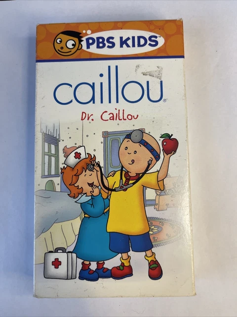 CAILLOU - DR. Caillou VHS Tape PBS Kids Tested 2002 £1.90 - PicClick UK