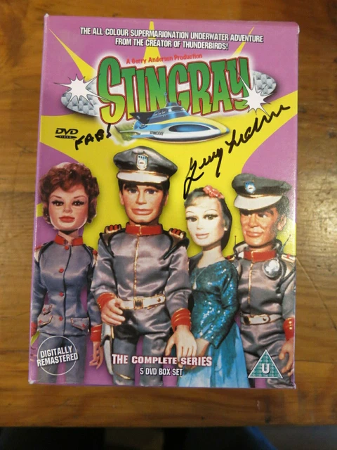 STINGRAY THE COMPLETE DVD Collection SIGNED By GERRY ANDERSON As New £ ...
