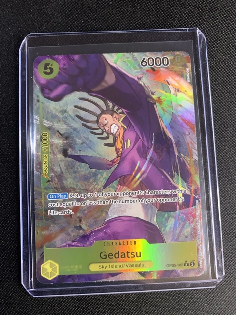 ONE PIECE AWAKENING of the New Era Gedatsu OP05-102 Alt Art Parallel SR ...