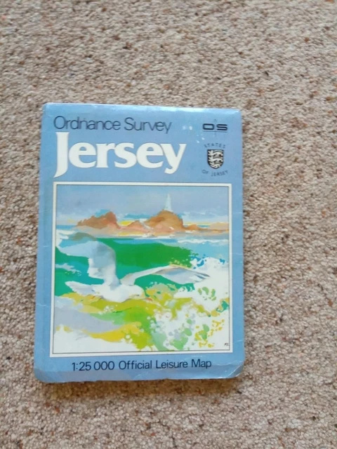 RARE DETAILED MAP of Channel Islands Jersey £5.43 - PicClick UK