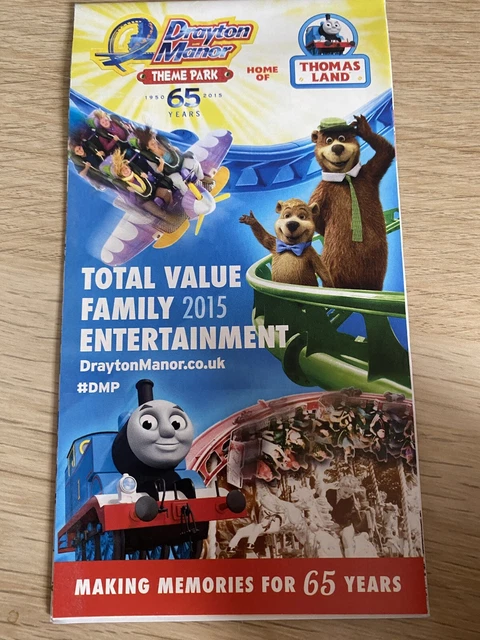 DRAYTON MANOR 2015 Gate Map £2.00 - PicClick UK