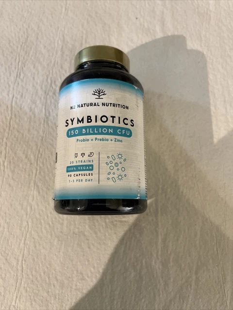 NATURAL NUTRITION - SYMBIOTICS PROBIO-PREBIO - 90 Capsules £14.95 ...
