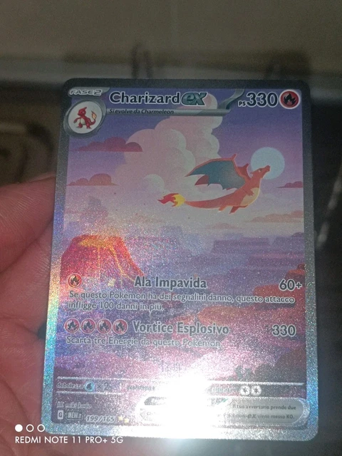 CHARIZARD EX ALT Art 199/165 - Set 151 Italiano - Carta Pokémon ...