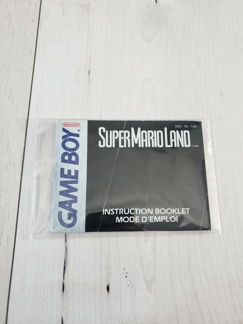 💥SUPER MARIO LAND GameBoy Booklet only💥 $12.50 - PicClick CA
