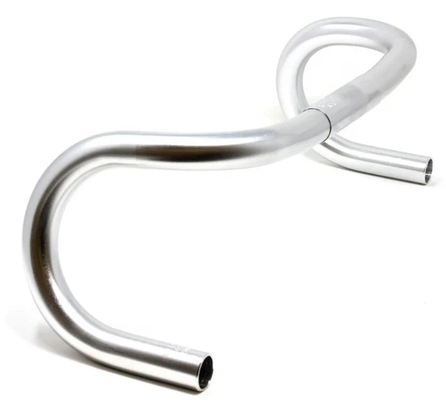 NITTO B132AAF RANDONNEUR 25.4mm Clamp 420mm Wide Handlebars In Silver £ ...