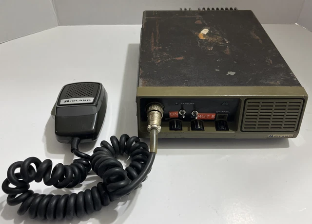 VINTAGE MIDLAND LAND MOBILE RADIO MODEL 70-335 USED (untested) Good ...