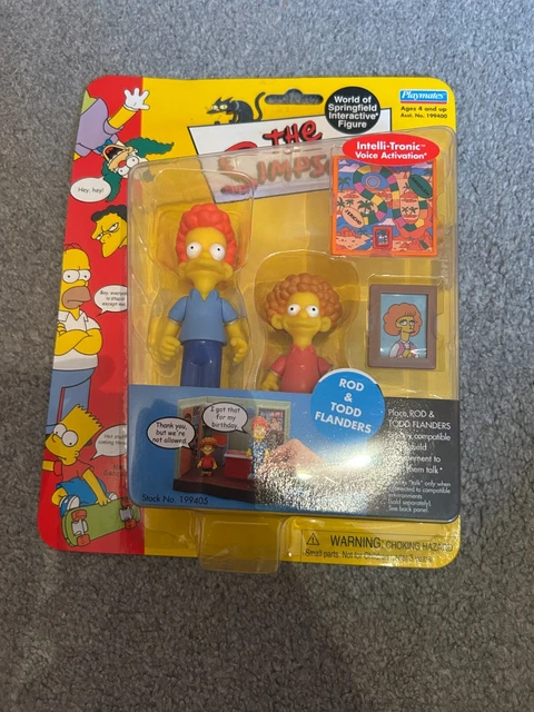 THE SIMPSONS PLAYMATES Wos Action Figure - Series 9 - Rod & Todd ...