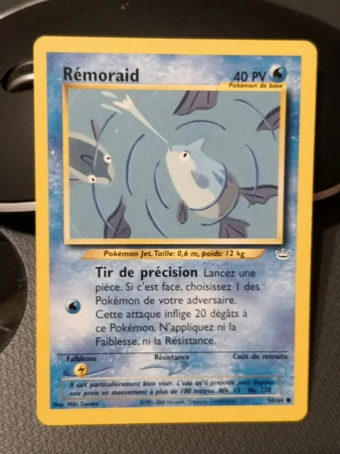 CARTE POKÉMON REMORAID 50/64 - NEO REVELATION - WIZARDS - ED 2 - FRA -BON ETAT EUR 1,50 ...
