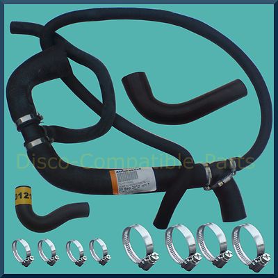 LAND ROVER DEFENDER 300 TDi Radiator Hose + Stainless Steel Hose Clamp ...
