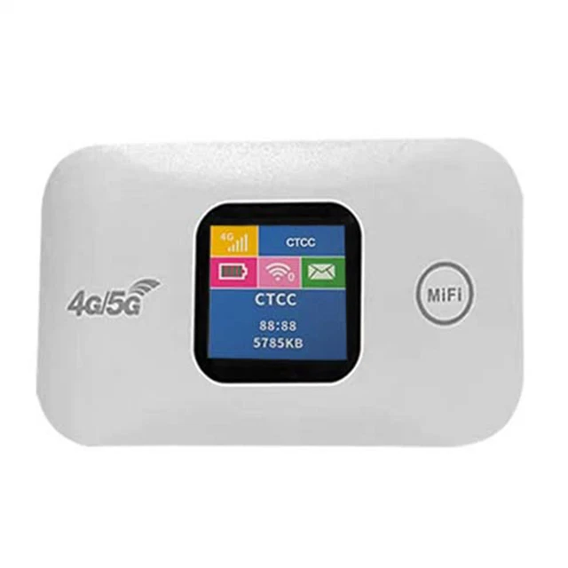 ROUTER WIFI PORTATILE 4G MiFi 150 Mbps auto cellulare hotspot schermo a ...