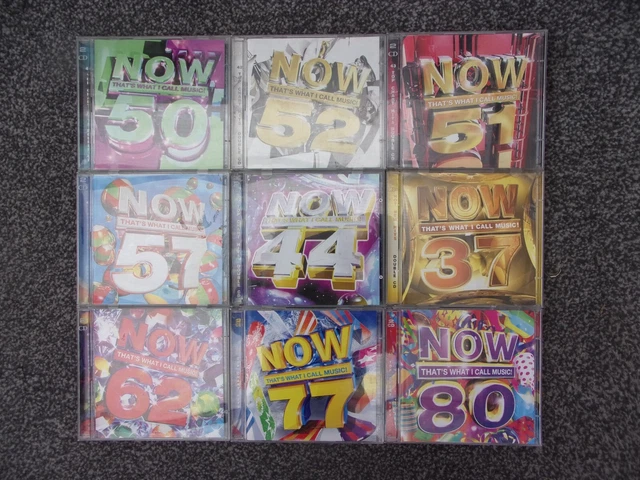 NOW THATS WHAT I Call Music! Volume 37,44,50,51,52,57,62,77 &80 (2CD each) £12.12 - PicClick UK