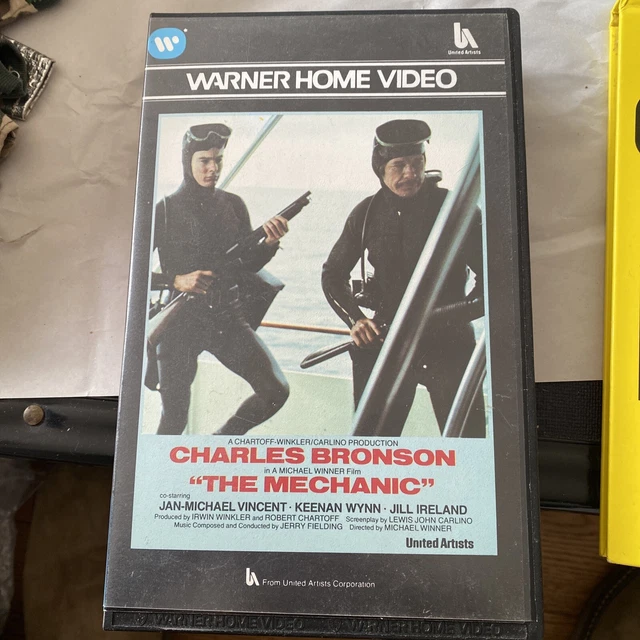 THE MECHANIC, VHS, Warner Bros Pre Cert Big Box Ex Rental Charles ...