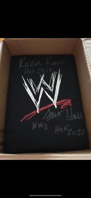 WWE WWF WCW Wrestling Signed Turnbuckle Scott Hall Razor Ramon With ...