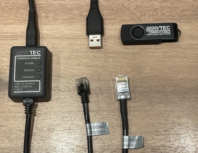 PYLONTECH BATTERY CONSOLE cable for US2000 US3000 & US5000 batteries ...