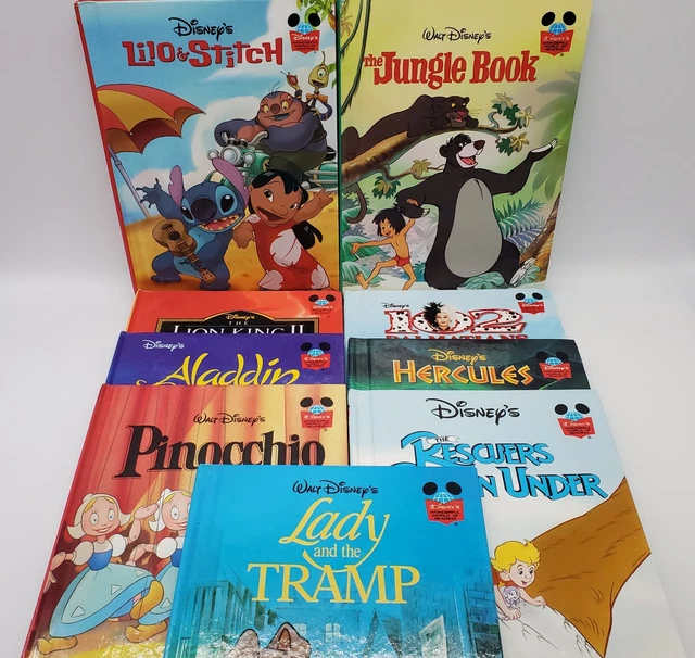 DISNEY WONDERFUL WORLD Of Reading Books Bundle Vintage x9 Hardbacks VGC ...