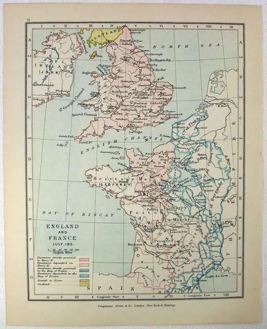 VINTAGE LONGMANS MAP of Southeastern Europe and Asia Minor in 1856 ...
