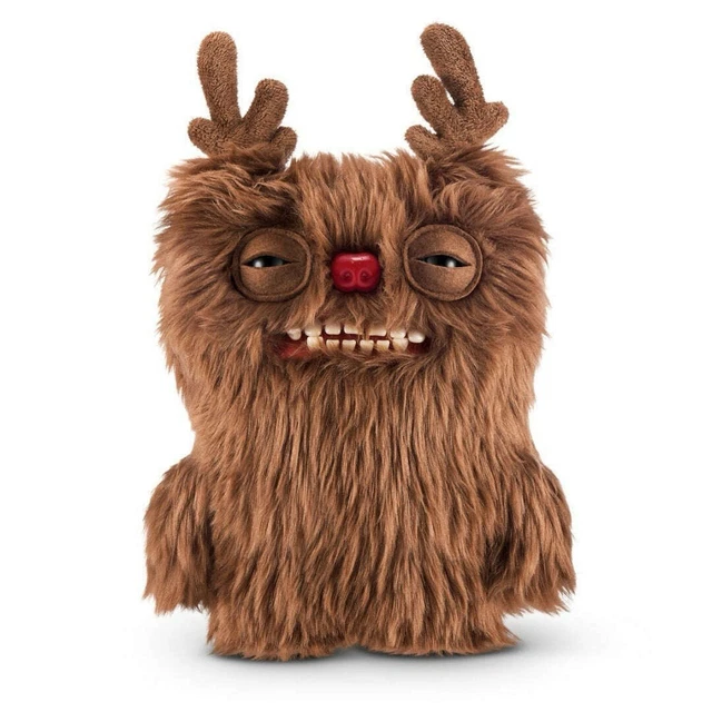 FUGGLER FESTIVE FUGGS Reindeer Funny Ugly Monster Christmas Plush (9 ...