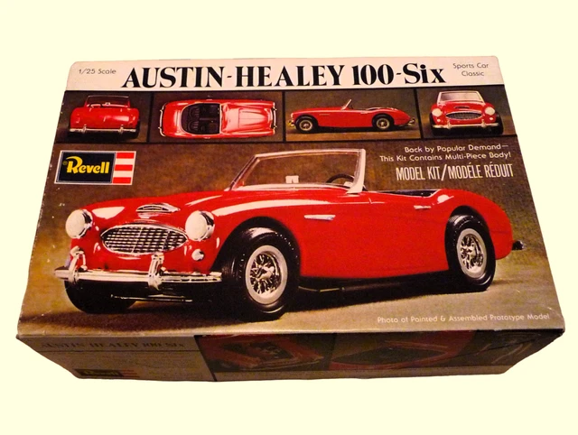 REVELL MODEL CAR Kit Austin-Healey 100-6 Scale 1:25 H1202 Sports Car ...