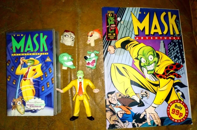 THE MASK ANIMATED Series VHS Bundle Including Comic & Figures 90's £10. ...