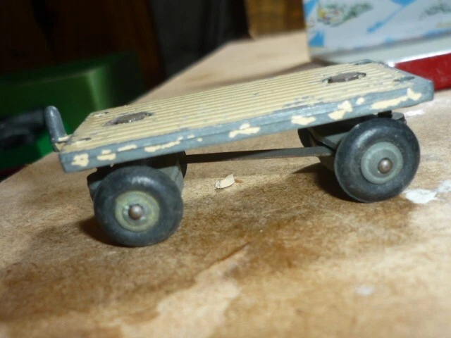 ANCIEN RARE SOLIDO Demontable Moteur Cle Chariot Bagage Train Gare 1950 ...