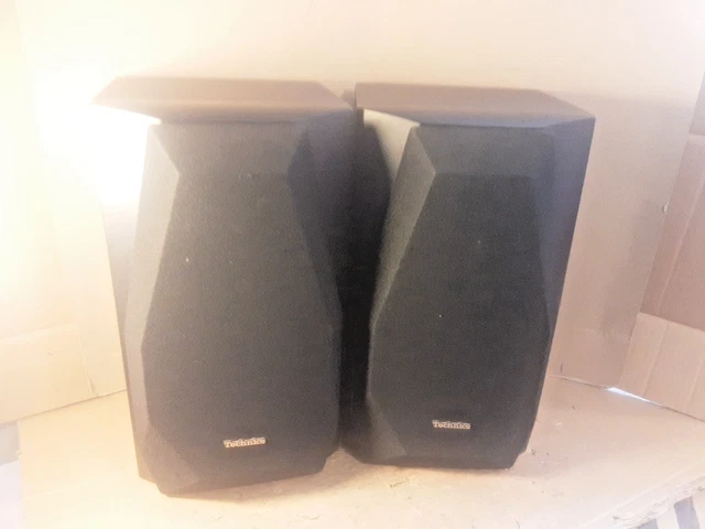 TECHNICS SB-CH770 SPEAKER Pair - 3-way - 100W - 6 ohm - BLACK in VGC £ ...