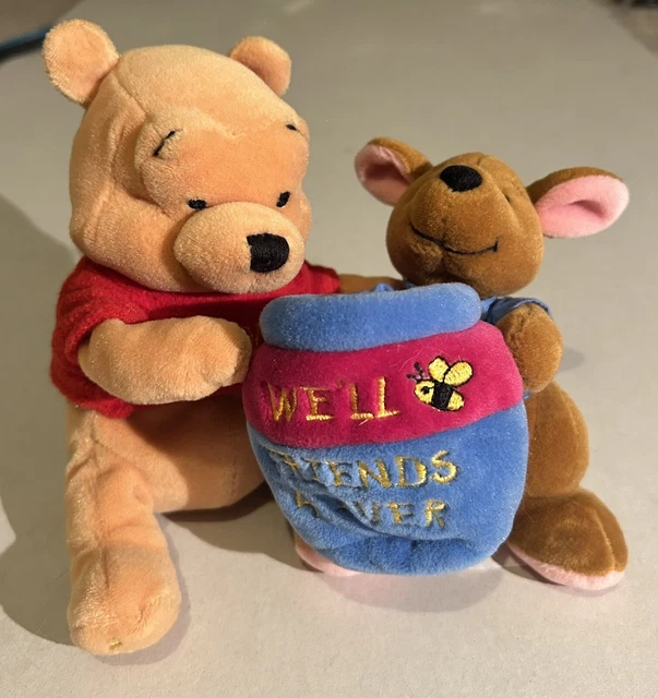 DISNEY STORE EXCLUSIVE Winnie The Pooh And Roo Plush - Pooh Friendship ...