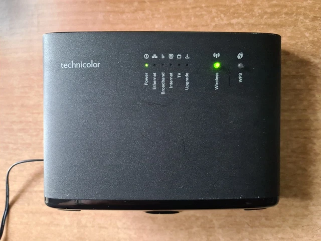 TECHNICOLOR TG588V V2 Wireless Broadband Router ADSL2+ VDSL Router £14. ...